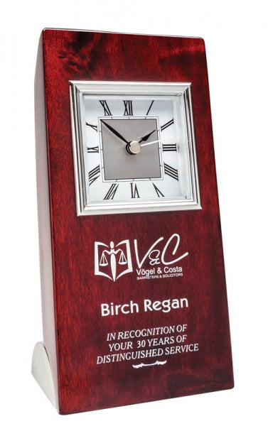 Rosewood Upright Clock